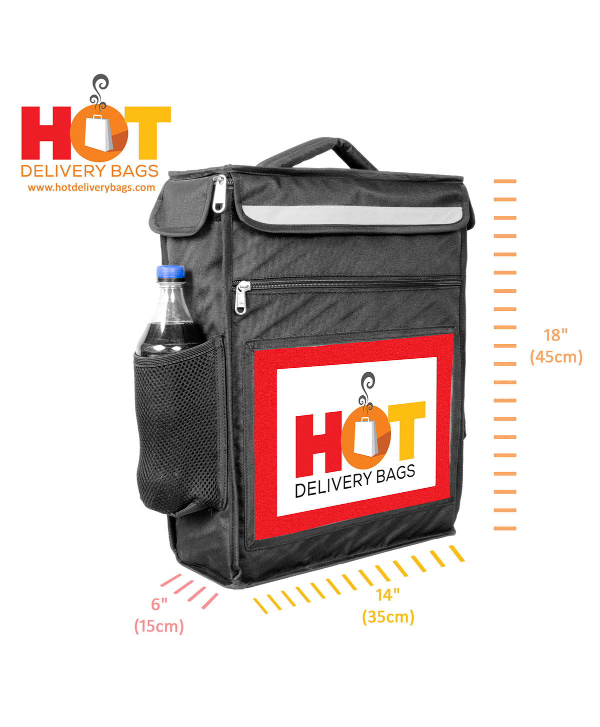 Buy 12 Inch Food Delivery Bags Online From Hot Delivery Bags, Mumbai