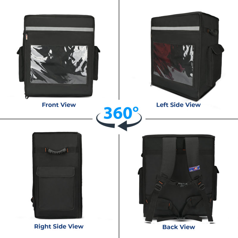 Front Loading Laundry Pick Up & Delivery Bag – 20″x12″x24″ – Black ...